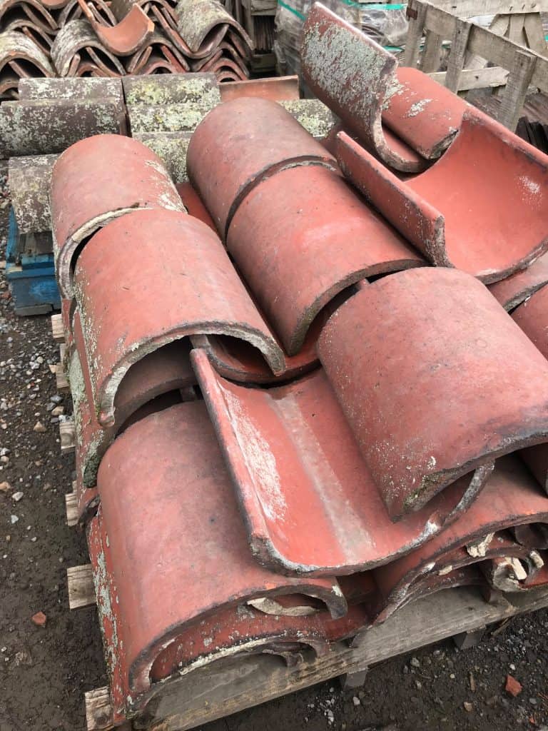 Clay Half Round Ridge 12” - Lofthouse Roofing - Reclaimed Roofing Supplies